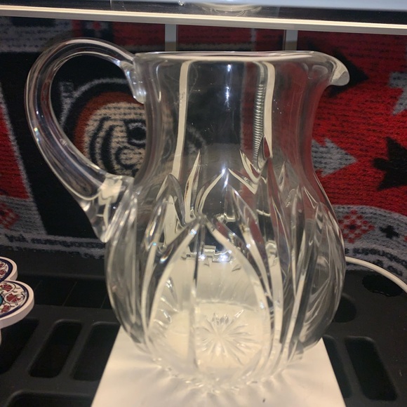Block | Dining | Vintage Heavy Block Cut Crystal 8 Pitcher Poland ...